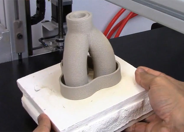 video – 3D Clay Printing